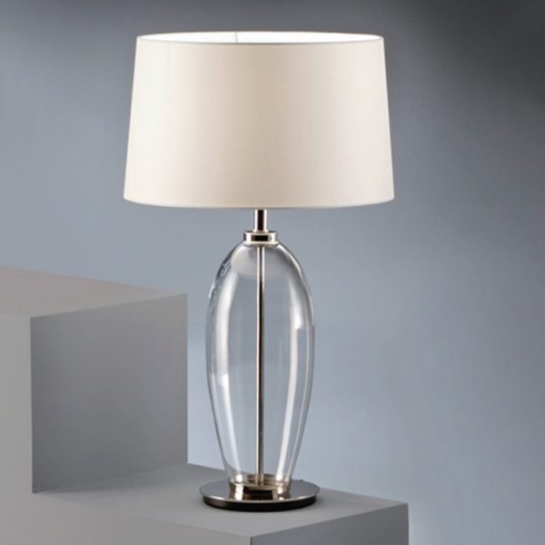 Clear Table Lamp - Solavanti Lighting